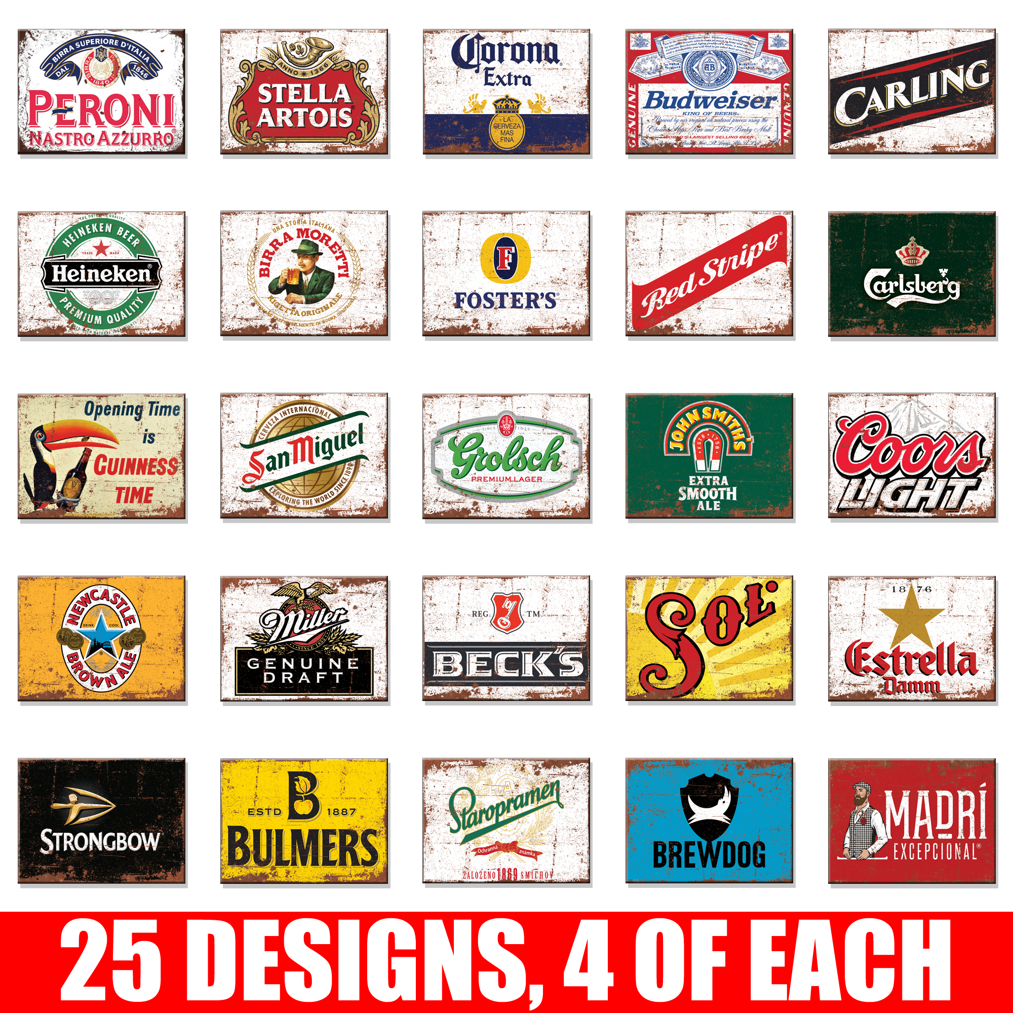 METAL SIGNS MIXED PACK #1 WHOLESALE UK – Wholesale Metal Signs