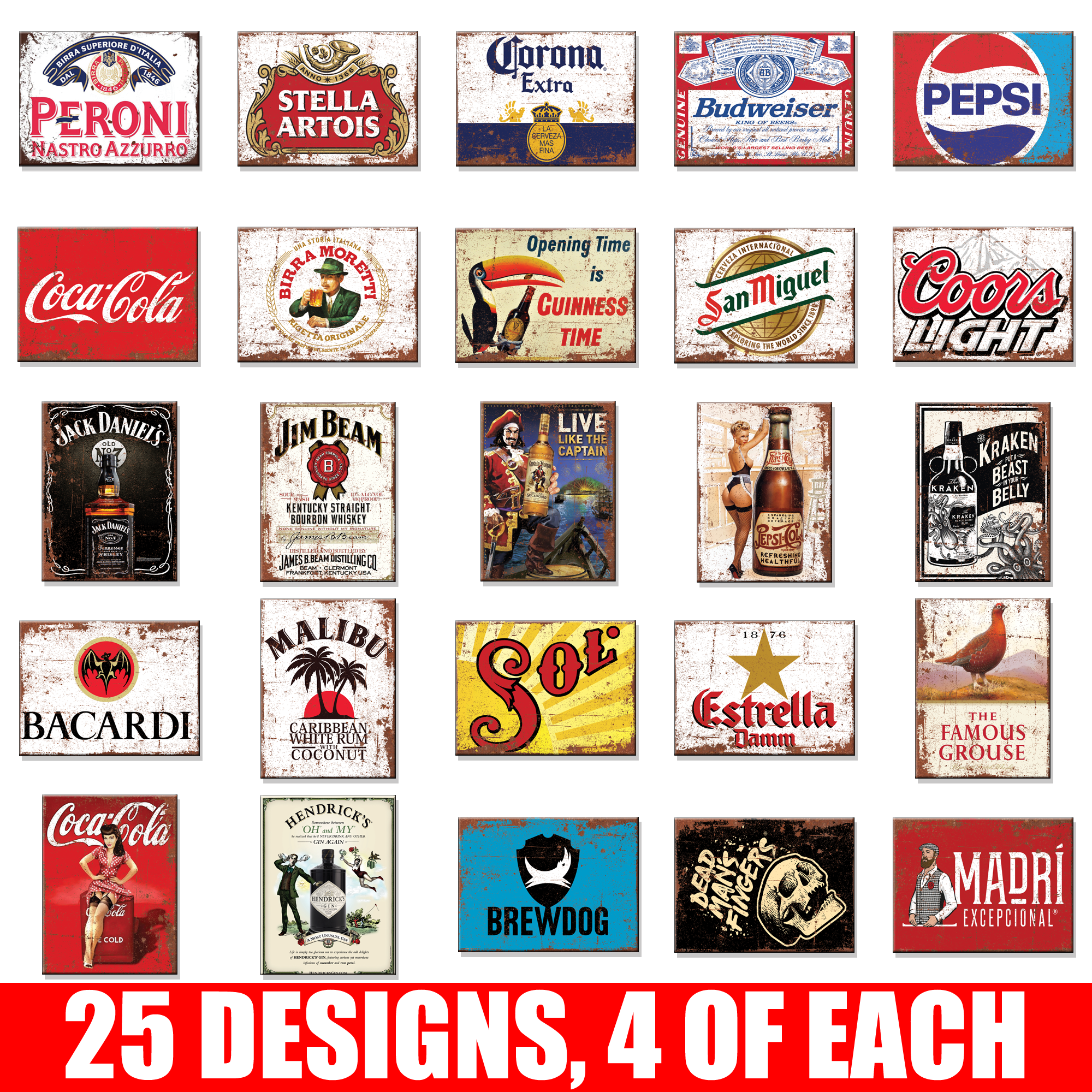 METAL SIGNS MIXED PACK #2 WHOLESALE UK – Wholesale Metal Signs